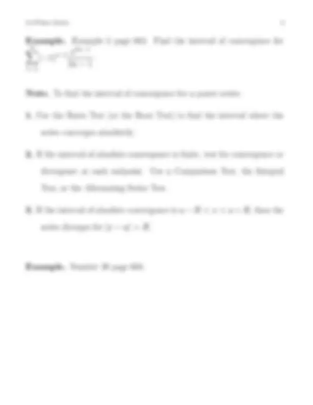 Power Series: Convergence, Differentiation, and Multiplication | Exams Mathematical Methods for ...