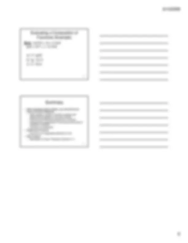 Algebra of Functions - Lecture Slides - College Algebra | MATH 101 ...