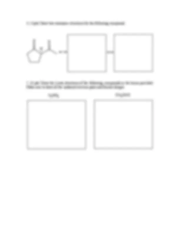 Quiz 1 - Organic Chemistry I - Spring 2008 | CEM 251 | Quizzes Organic ...