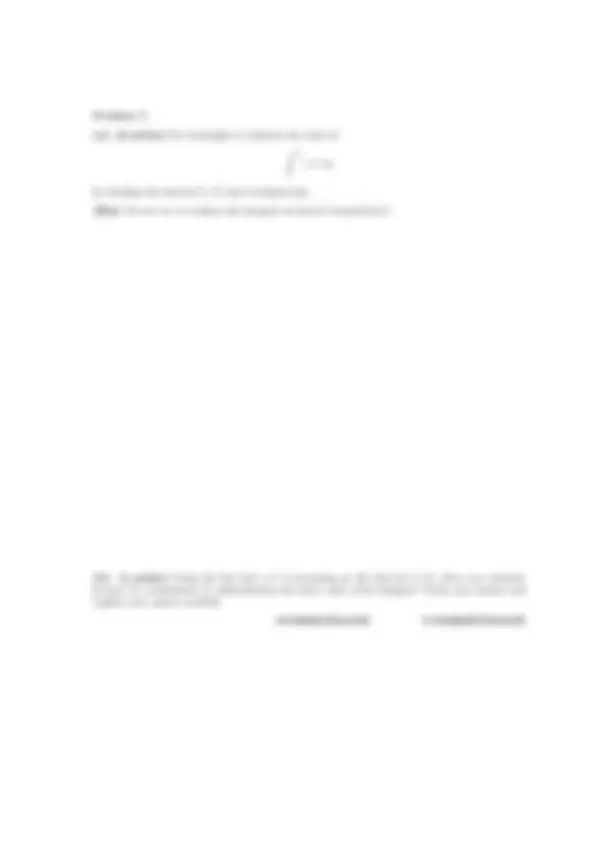 Math 135 Midterm III: Integration and Exponential Decay - Prof. Scott ...