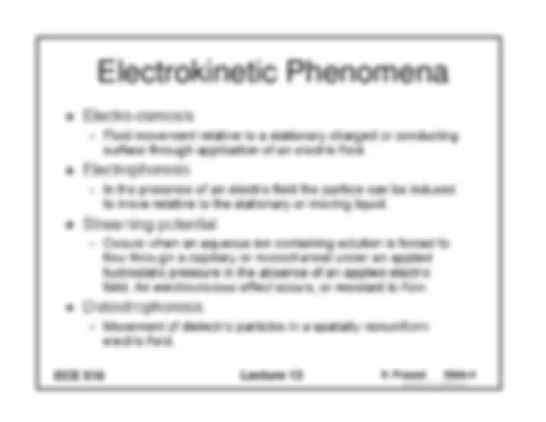Lecture 13: Electrokinetic Phenomena in Bio-MEMS and Nanobiotechnology ...