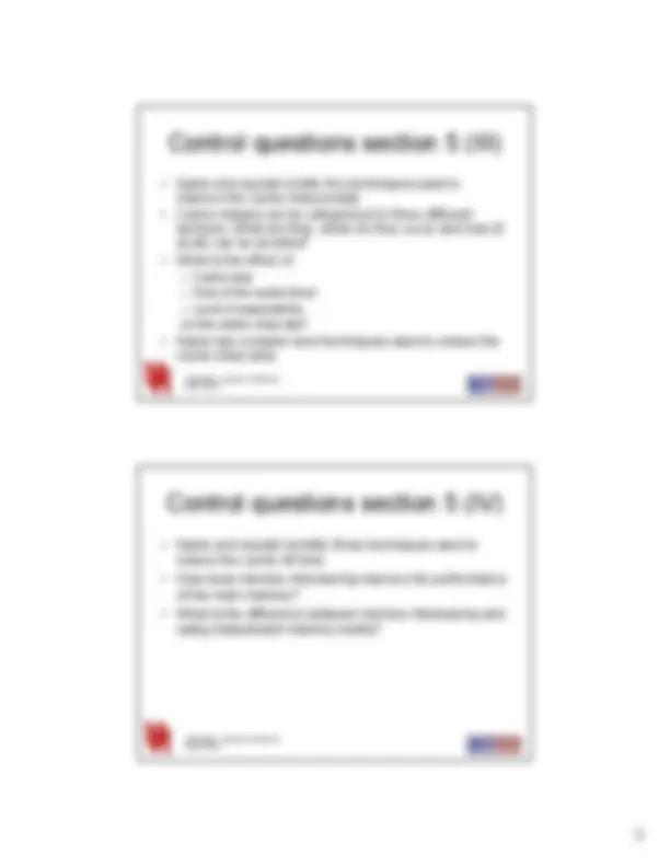 Review for Final Exam - Computer Architecture - Fall 2006 | COSC 6385 ...