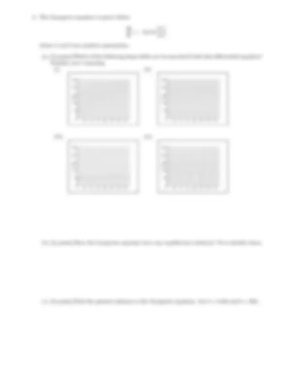 Ordinary Differential Equations: Pollution in a Lake and Gompertz ...