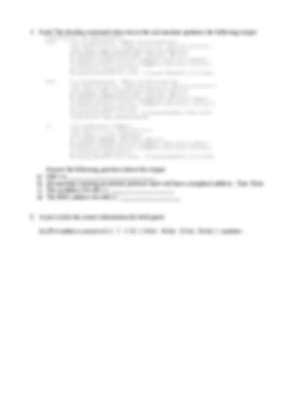 5 Questions for Exam 2 - Networking III-Unix Based Network | CSCI 553 | Exams Computer Systems ...