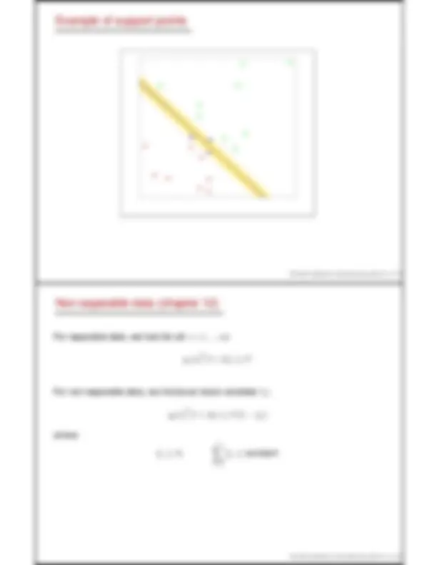 Support Vector Machines - Lecture Slides | CSI 5V93 | Study notes ...