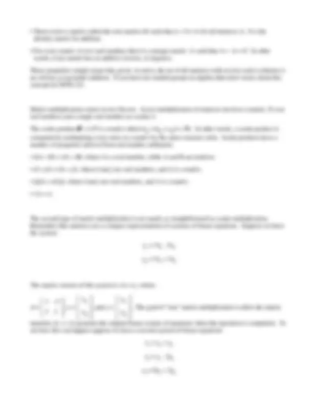 Introduction to Linear Algebra - Lecture Notes | MTH 231 | Study notes ...