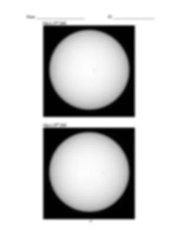 Using Sunspots to Measure Solar Rotation - Observing Laboratory | ASTR ...