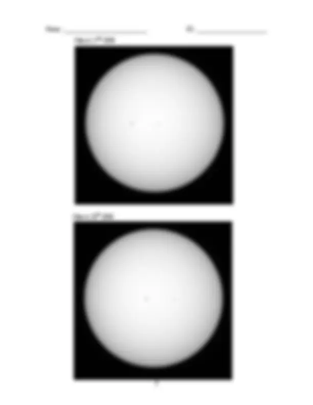 Using Sunspots to Measure Solar Rotation - Observing Laboratory | ASTR ...