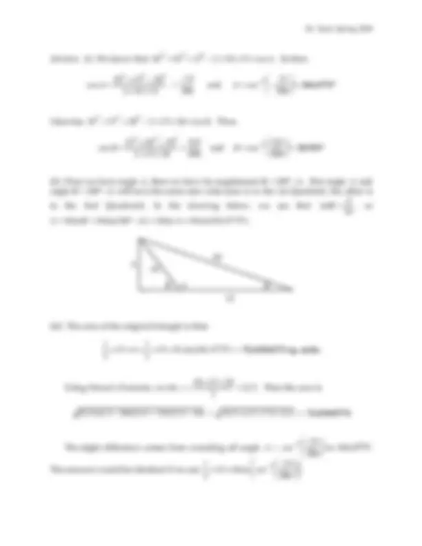 The Law of Cosines: Finding Sides and Angles in Triangles - Prof. David ...