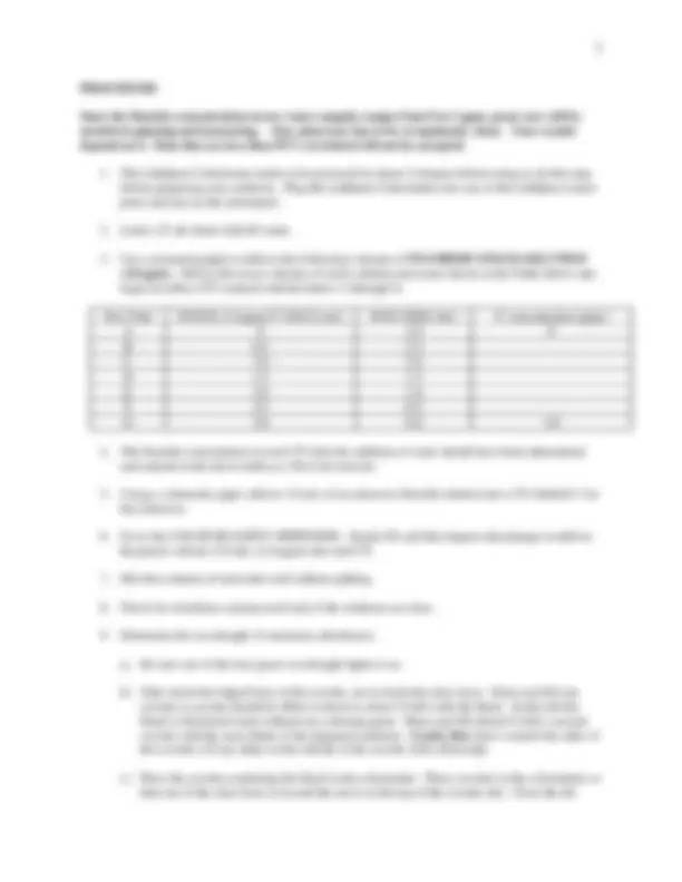 Preparation for Chemistry: Formula in Water - Lab Work | CHEM 101 | Lab ...
