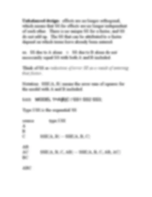 Three-Factor Analysis of Variance (ANOVA) Model: Factors, Levels, and ...