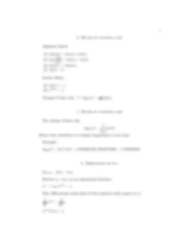 Logarithms: Definition, Rules, and Applications | Study notes ...