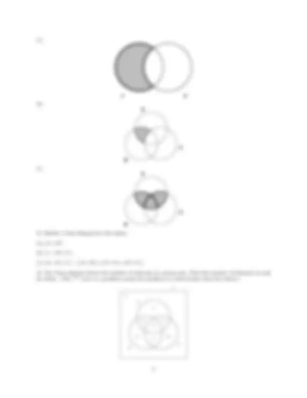 Review Problems for Test 1 - Survey of Mathematical Ideas | MATH 100 ...