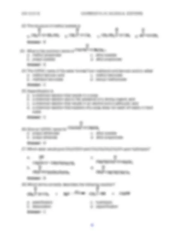 Carboxylic Acids and Esters - Exam Questions with Answers | CH 313N ...