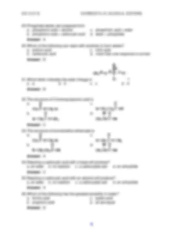 Carboxylic Acids and Esters - Exam Questions with Answers | CH 313N ...