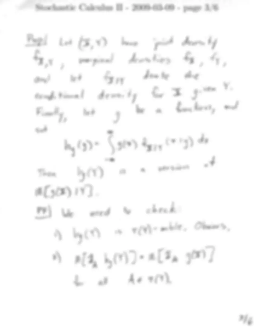 Properties of Conditional Expectation - Handwritten Notes | M 375T ...