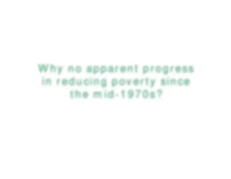 US Persistent Poverty: Lack of Progress in Reducing Poverty Since the ...