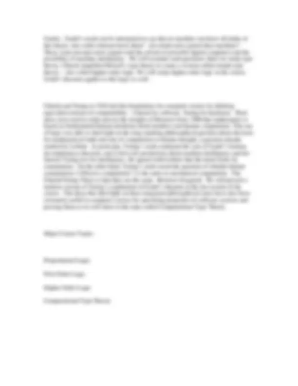 What is Logic - Lecture Notes - Applied Logic | CS 4860 | Study notes ...