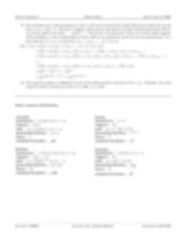 M362M - Stochastic Processes I: Exam Solutions - In-term 2, UT Austin | Exams Stochastic ...