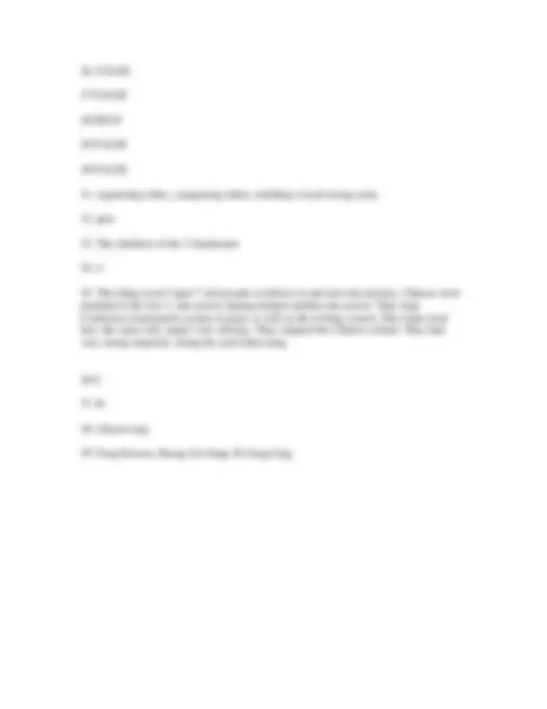 Exam Answer Key - World Civilization II | HIS 1102 | Exams World ...