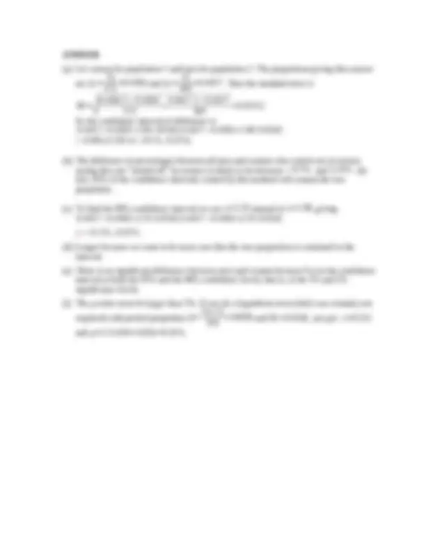 Extra Quiz 5 on Introduction to Statistics and Biostatistics | MATH 263 | Quizzes Mathematics ...