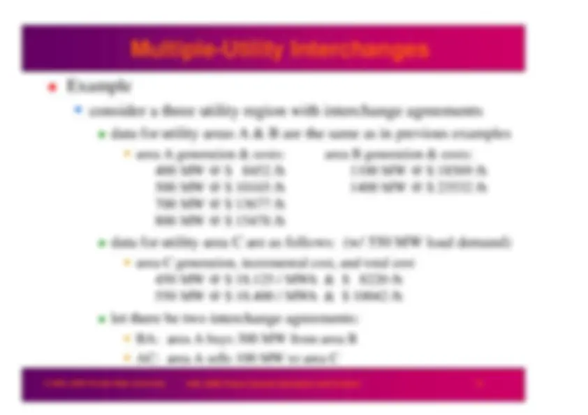 Interchange of Power and Energy in Power System Operation and Control ...