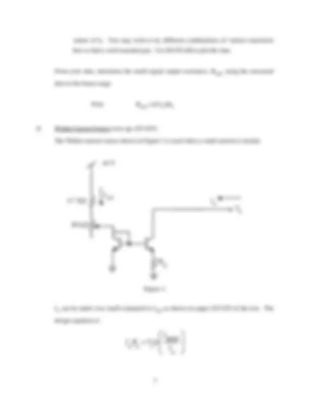 Introduction to Basic Bipolar Transistor Current Mirror | ECE 3110 | Lab Reports Electrical and ...