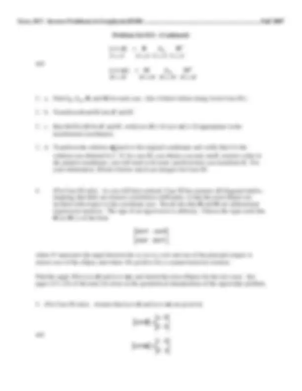 Problem Set 13: Weighted Generalized Inverse Analysis in Geophysics ...