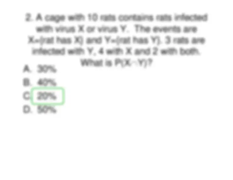 10 Questions with Answer Quiz 2 - Biostatistics | BIL 311 | Quizzes ...