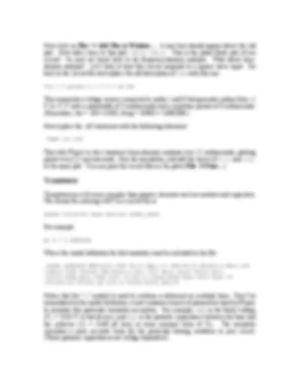 Lab for Introduction to PSpice - Engineer Electronics II | ECE 3110 | Lab Reports Electrical and ...