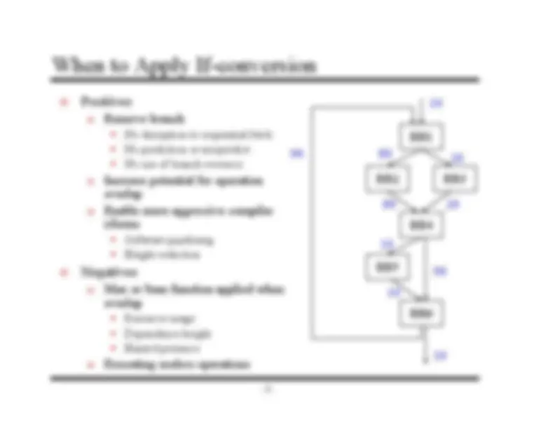 Hyperblock Regions and Control Height Reduction: A Study on If-conversion - Prof. Scott Ma ...
