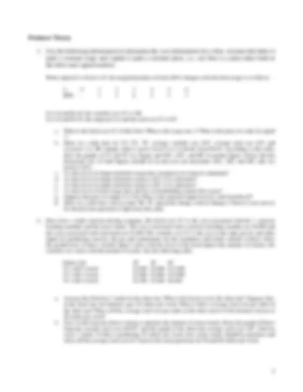 Homework 8 - Principles of Microeconomics | ECON 101 | Assignments Microeconomics | Docsity