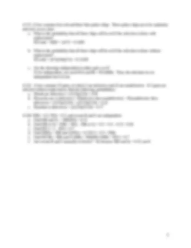 Probability Problems from Stat 104 Homework 4 | Assignments Statistics ...