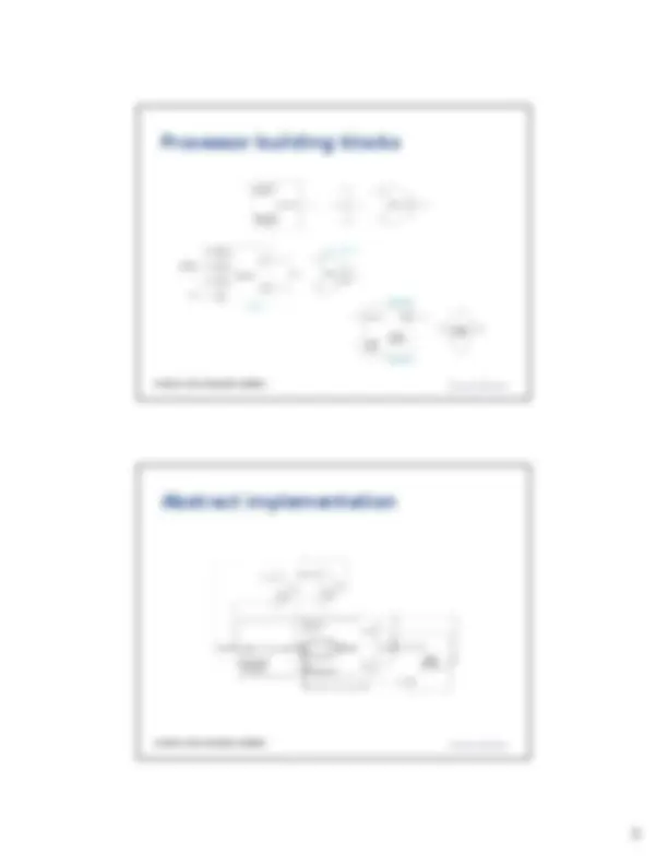 Introduction to Computer Architecture: Datapath and Control - Prof ...