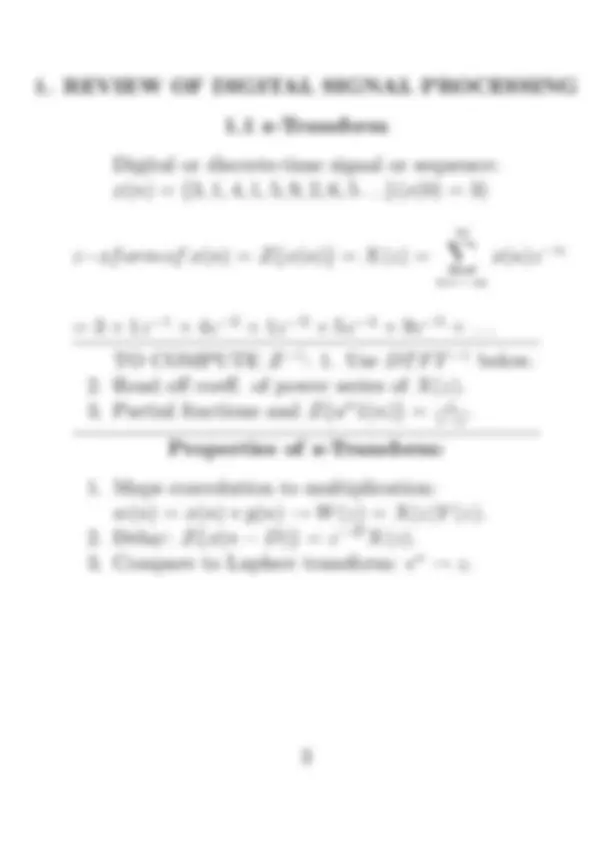 Course Outline - Mathematical Methods Signal Processing | EECS 551 ...