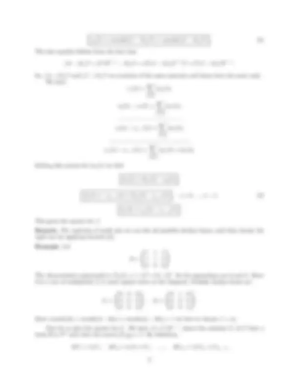 Notes on Jordan Form - Introduction Linear Algebra | MATH 513 | Study ...