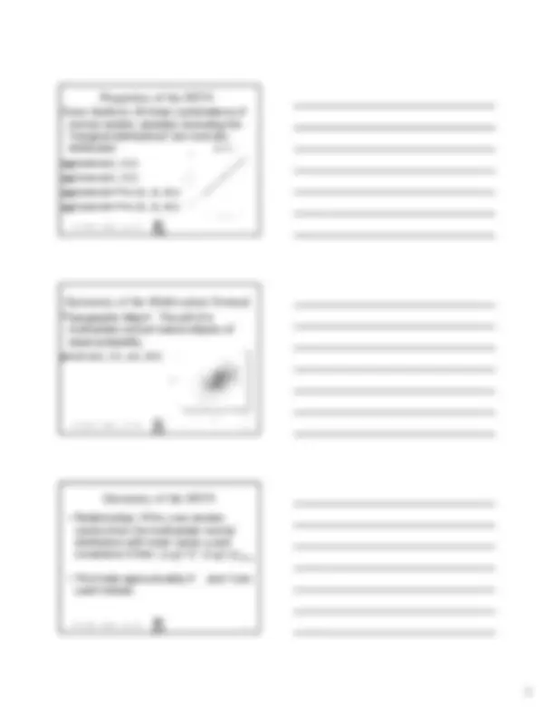 Multivariate Normal Distribution: Properties and Graphical Displays - Prof. B. Habing | Study ...