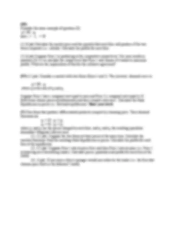 5 Solved Problems on Nash Equilibrium - Midterm Exam 1 | ECON 467 ...