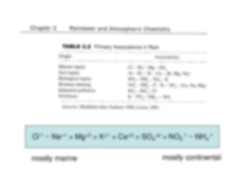 EPS 103-203: River and Ocean Composition Differences and Weathering ...