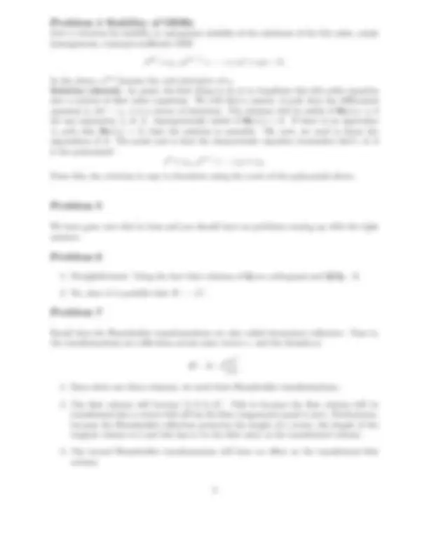 Solutions to Review Questions - Numerical Analysis Computation | COT ...