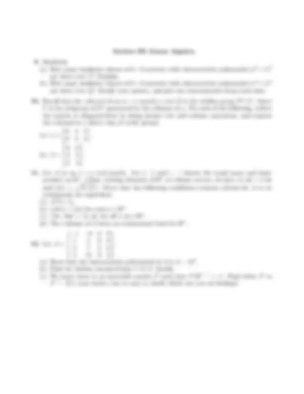 Comprehensive and Ph.D. Qualifying Exam in Algebra: Math 817-818 ...