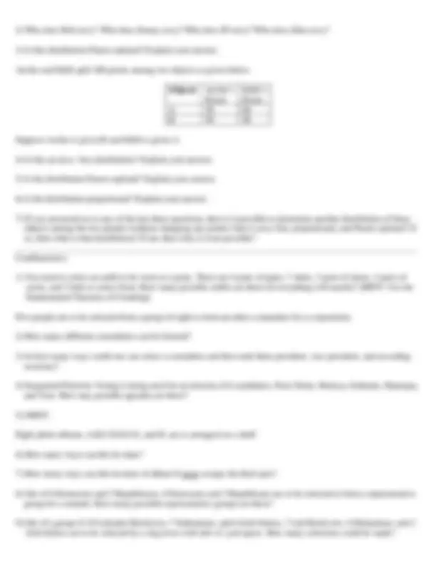 Review Problems for Exam 2 - Social Choice Mathematics | MGF 1107 ...