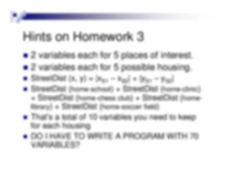 Lecture 23 of CGS 3460: Arrays and Homework 3 Hints | Study notes ...