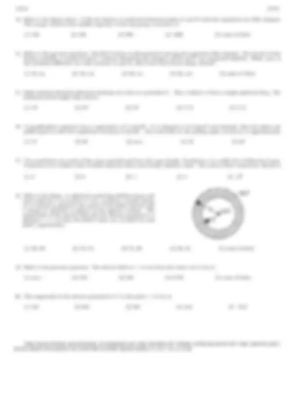 Exam Questions in Physics 2054: Electrostatics | Exams Physics | Docsity