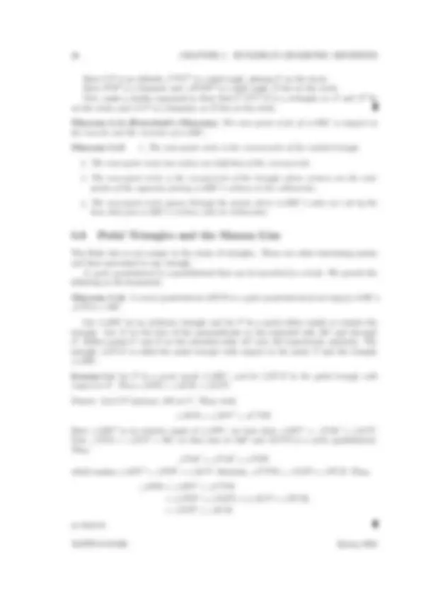 Lecture Notes on Euclidean Geometry Revisited | MATH 6118 | Study notes ...