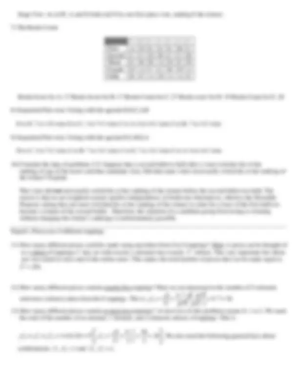 Practice Exam 1 Review - Social Choice Mathematics | MGF 1107 | Exams ...