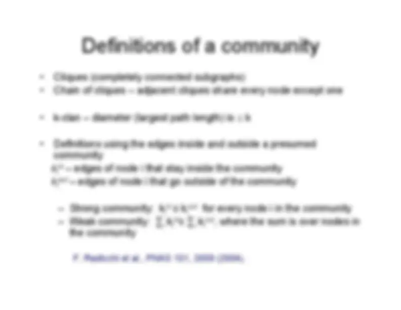 Community Detection in Networks: Algorithms and Applications - Prof. Reka Z. Albert | Study ...