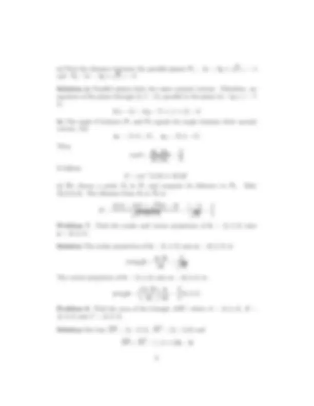 Solution to Take Home Quiz - Calculus of Several Variables | MATH 231 | Quizzes Mathematics ...