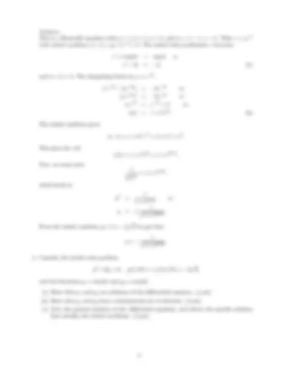 Solutions To Ordinary Differential Equations Test 1 Prof Eric De Sturler Exams