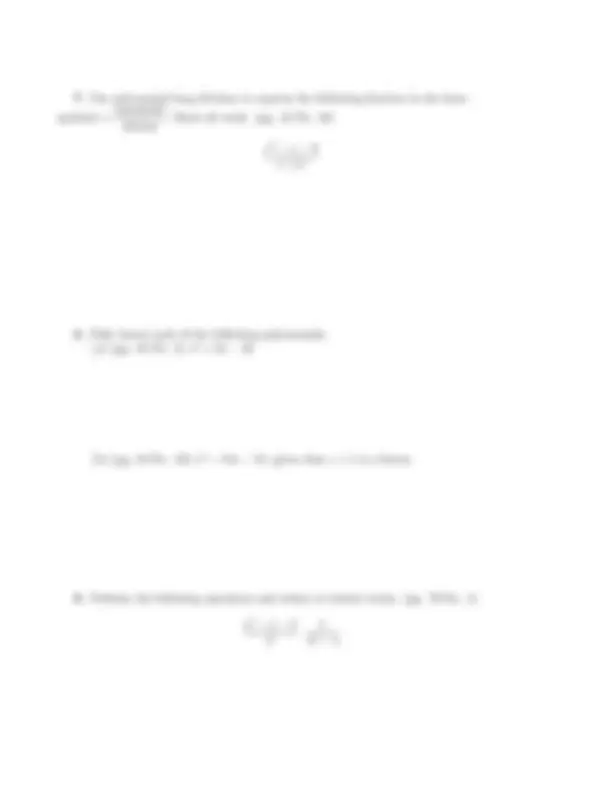 Math 115 PreCalc Worksheet: Solutions for Operations, Algebra, Expressions, Notation, Radi ...